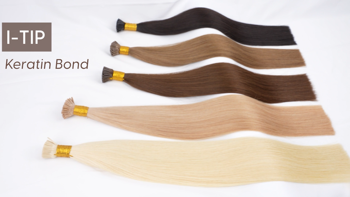 I Tip Wholesale Double Drawn Italian Prebonded Hair Extensions