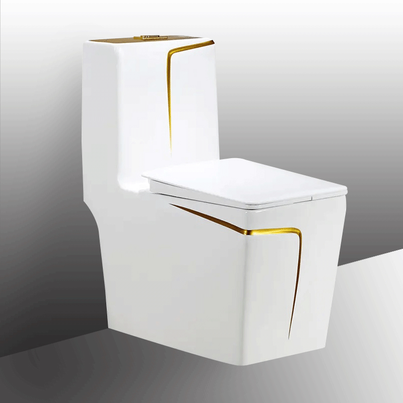 Sanitary ware bathroom luxury modern square water closet ceramic ...