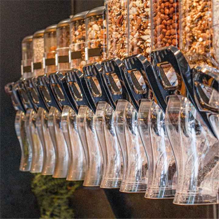 ECOBOX Bulk Food Dispenser - Efficient Nuts & Grains Display
