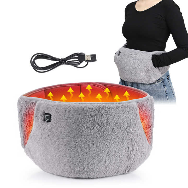 Electric Hot Compress Warm Uterus Belt - Period Cramp Relief
