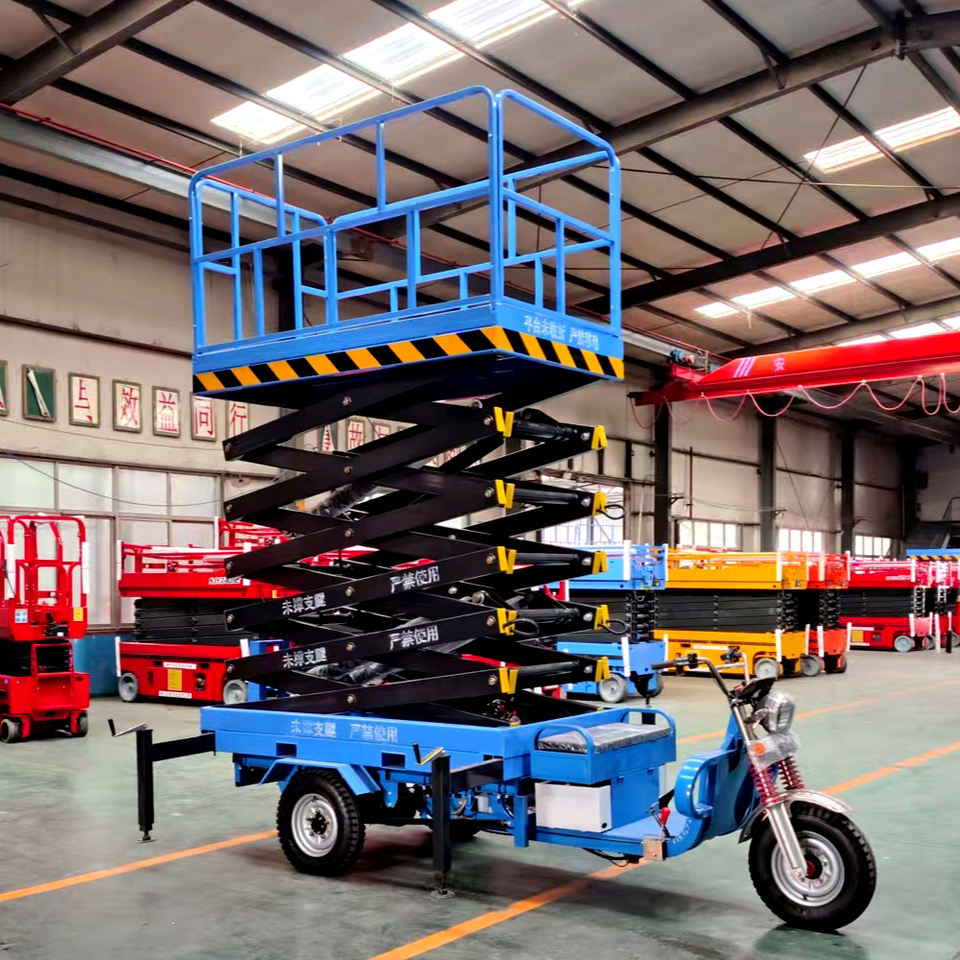 Leepa Electric Hydraulic Three-wheeled Scissor Lift Table Mobile ...