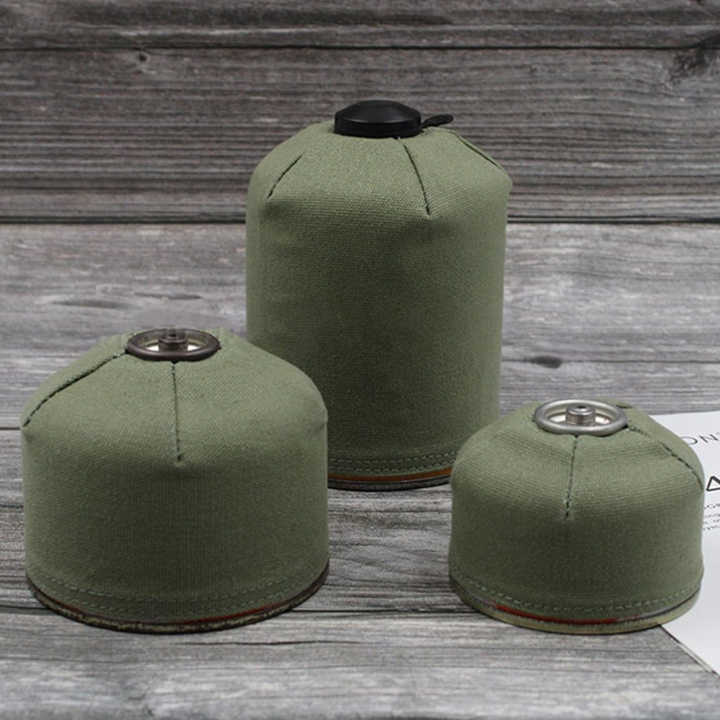 Canvas Gas Canister Covers - Durable Outdoor Camping Cases