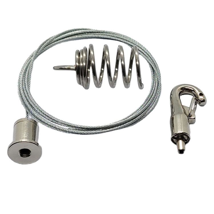 Adjustable ANSI Light Fixture Hanger Cable Hanging Kit Pigtail Includes ...