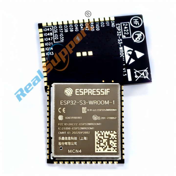 ESP32-S3-WROOM-1-N4 ESP32 S3 WROOM 4MB 듀얼 코어 Wi-Fi6 + BT5.0 모듈 PCB 안테나가 있는 KCC CE TELEC 인증 IOT ...