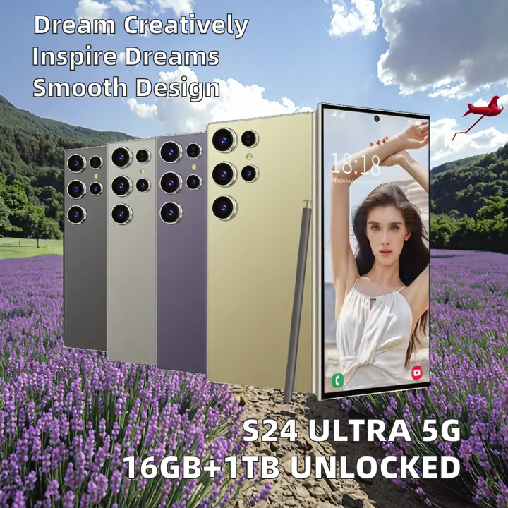 S24 ULTRA 5G Smartphone 16GB+1TB 4K Screen Resolution Decacore CPU Dropshipping Unlocked Mobile ...