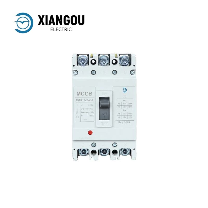 CM1-125A/3P 4P Moulded case Circuit Breakers Thermal Breakers for Circuit Protection AC MCCB ...