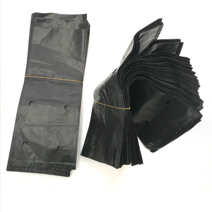 Durable Black Polyethylene Grow Bags for Plant Nursery