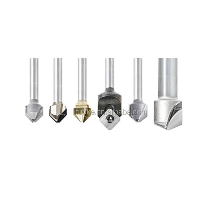 Tuoke Tk1092 Công Cụ Chế Biến Gỗ V90 Đôi Cạnh Cho Carbide Cnc Router B ...