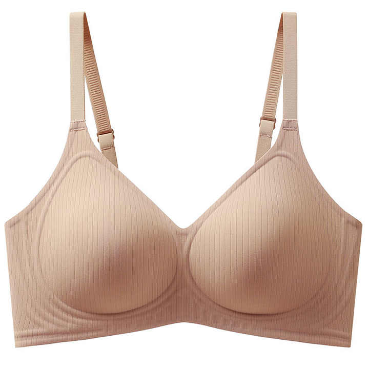 Wholesale Sexy Ribbed Jelly Glue Bra Full Coverage Seamless Padded ...