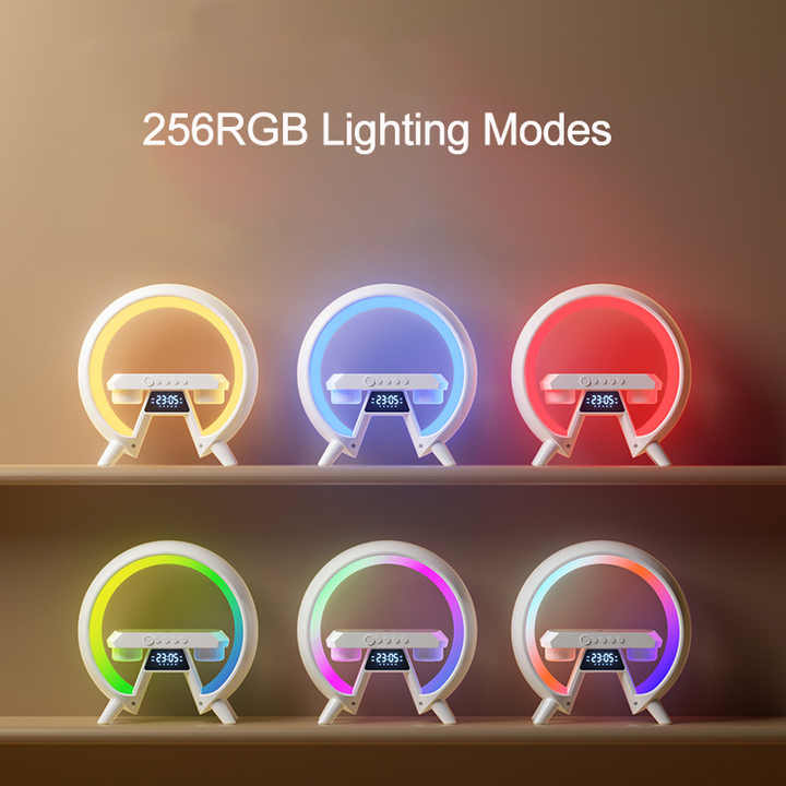 Multi-functional Alarm Clock with LED Night Light Lamp