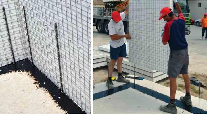 3D Styrofoam EPS Foam Mesh Wire Wall Panel for Constructional Use