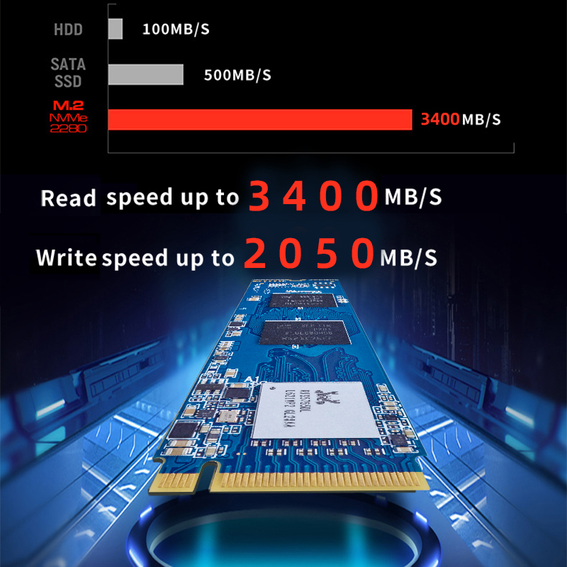 Kston OEM SSD M.2 NVME 500 GB SSD Hard Disk NVME M.2 512 for Laptop and ...