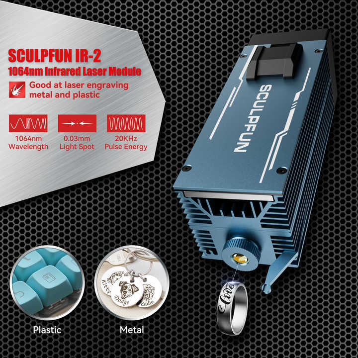 SCULPFUN IR-2 Laser Module - Precision Engraving Tool