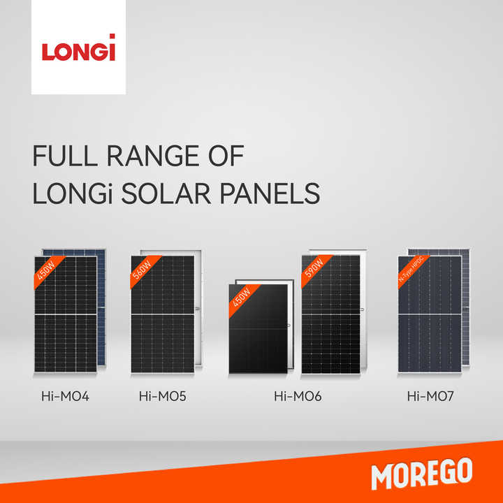 Longi Solar Hi-Mo7 Bifacial HPDC Cell Technology - 610W Panels