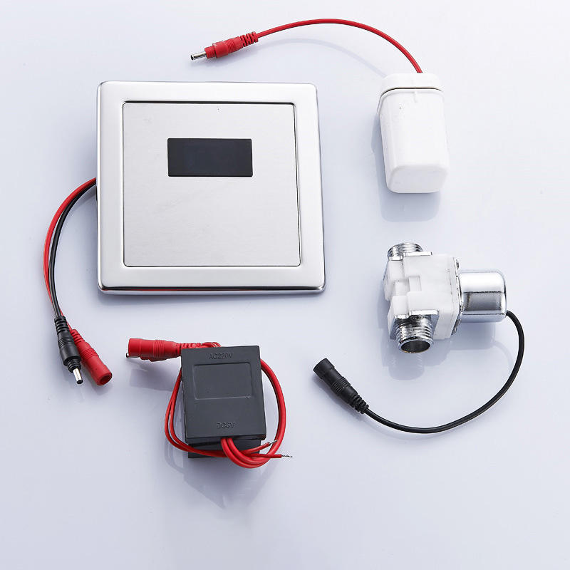 HLK Concealed 6V Urinal Sensor Flush Kit - Touchless Panel Solenoid ...