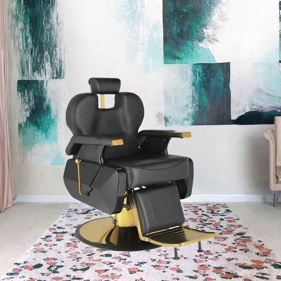 High Quality Modern Adjustable Semi-Reclining Barber Chair with ...