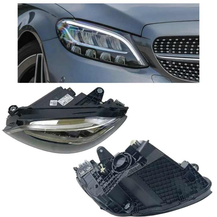 C-Class W205 C180 C200 C300 C63 2017-2019 LED Headlamp OEM 2059063306 ...