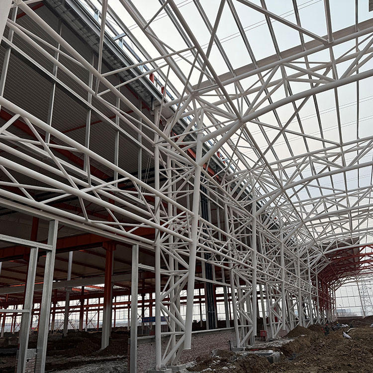 Prefab Steel Space Frame Modular Light Steel Structure Construction ...