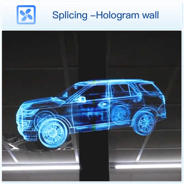 42cm 3D Holographic Fan with Resolution 450*224 - Indoor Use - OEM