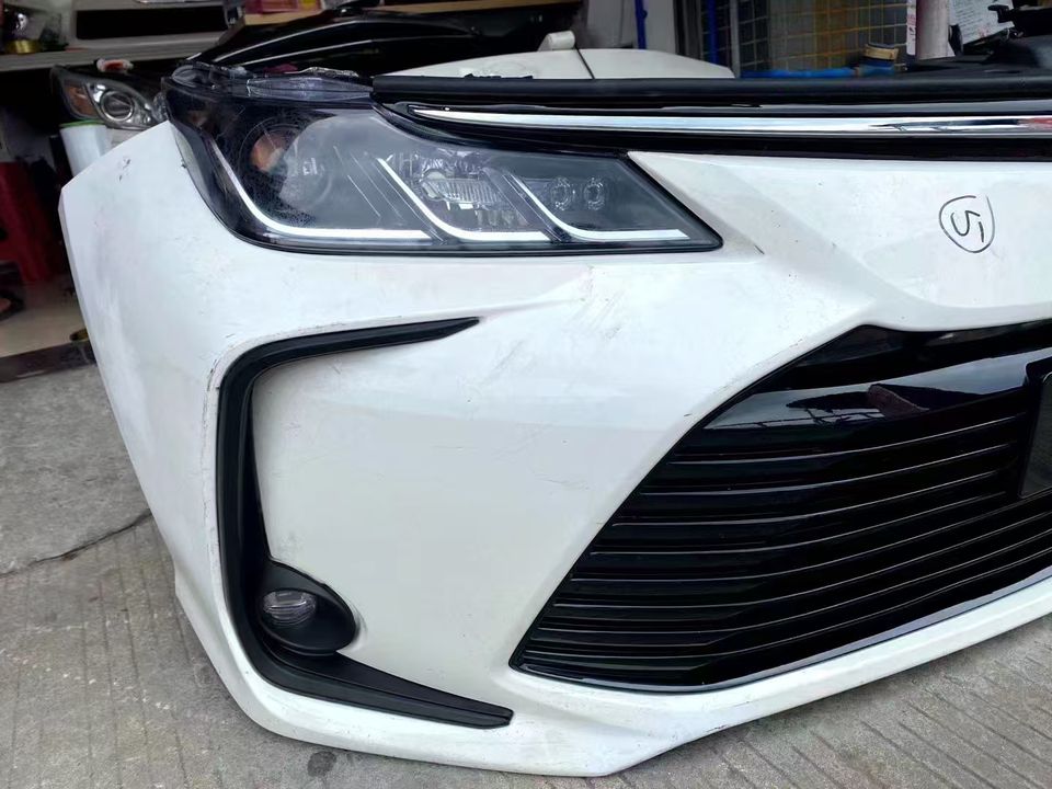 Used Original Auto Car Bodykit for Toyota Corolla Nose Cut Front Bumper ...