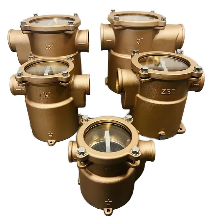Boat Accessories Brass Seawater Strainer - Marine Filter