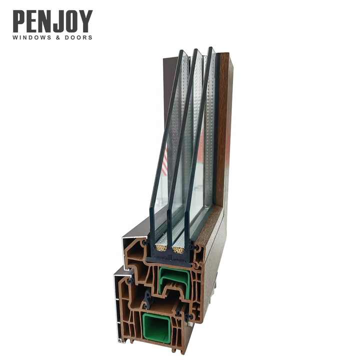 UPVC Windows and Doors UPVC Windows Sound Insulation Windproof Window ...