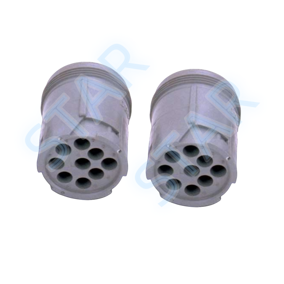 DT Male HD Series 9 Pin Green Electrical Connector