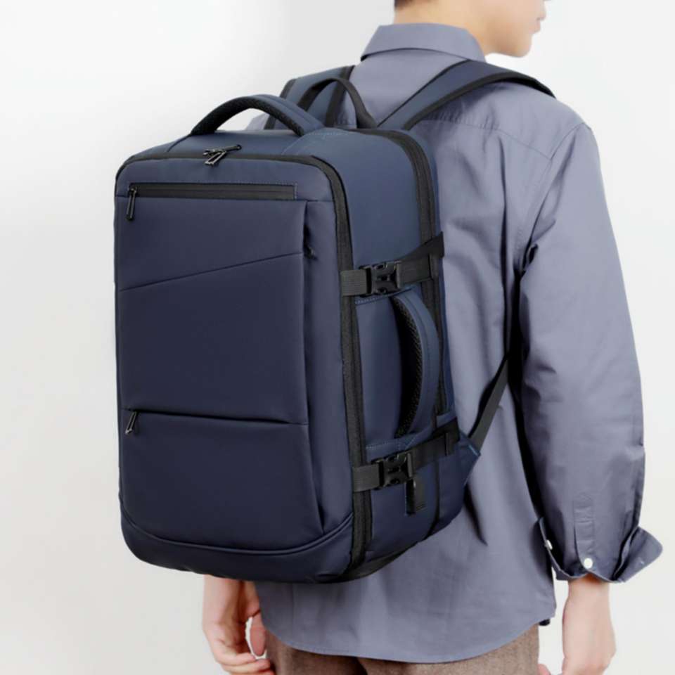 Custom Logo Expandable Oxford Laptop Backpack - Large Capacity & Waterproof