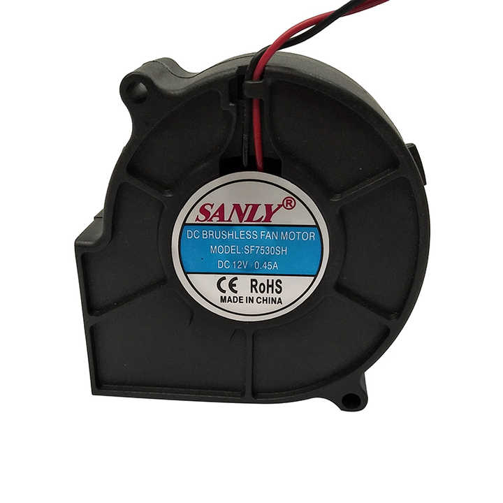 SANLY 7530 24V Turbine Centrifugal Blower Fan 3000Rpm Plastic Blade ...