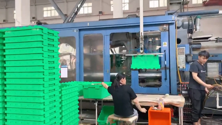 Heavy Duty Large Logistic Packaging Moving Tote Box Plastic Storage ...