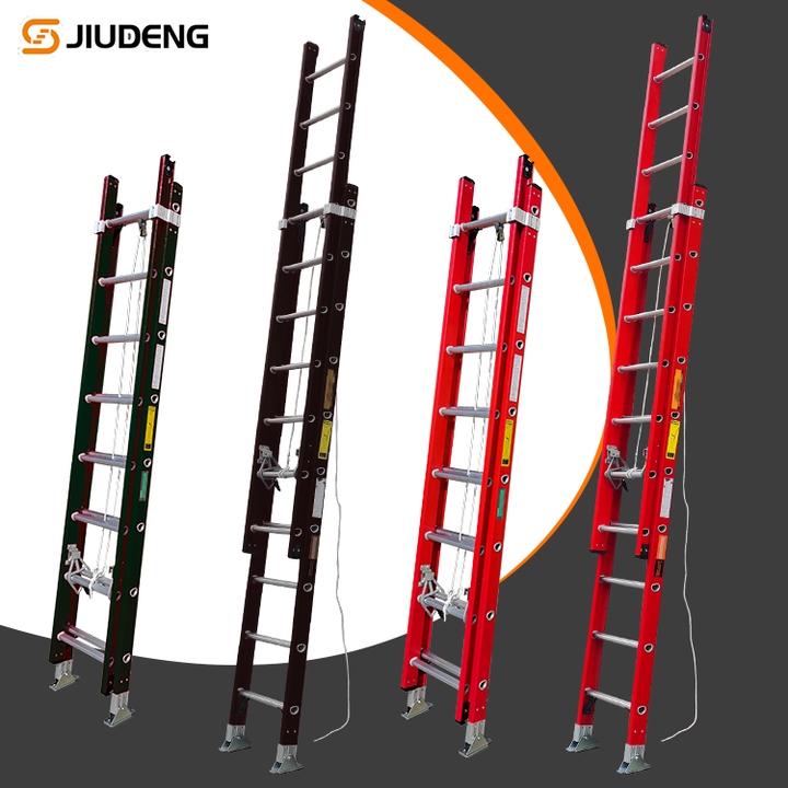 Fiberglass ladder Escalera FRP GRP escalera aislamiento 16ft 20ft 24ft ...