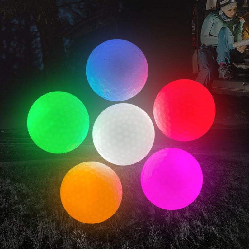 High Quality Custom Logo Golf Ball Glowing Practice Ball 2/3/4 Layers ...