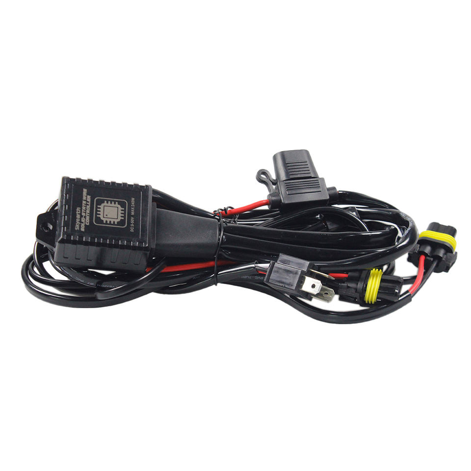 H4 9003 HID Relay Harness 12V 35W/55W Bi-Xenon Hi/Lo H/L Wiring ...
