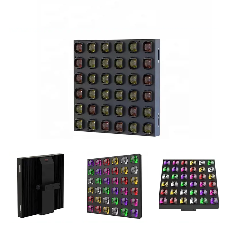 36x15W Led matrix Light Rgb 6x6 LED matrix Panel DJ Background Stage ...