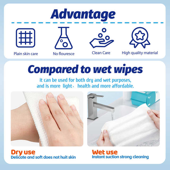 Premium Unscented Food Grade Strong Soft Tender Cotton Facial ...