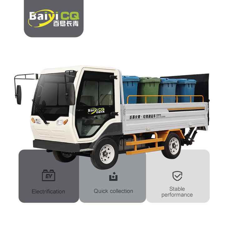 Baiyi L8 Global Hot Sale Mini Pure Electric Packer Garbage Truck ...