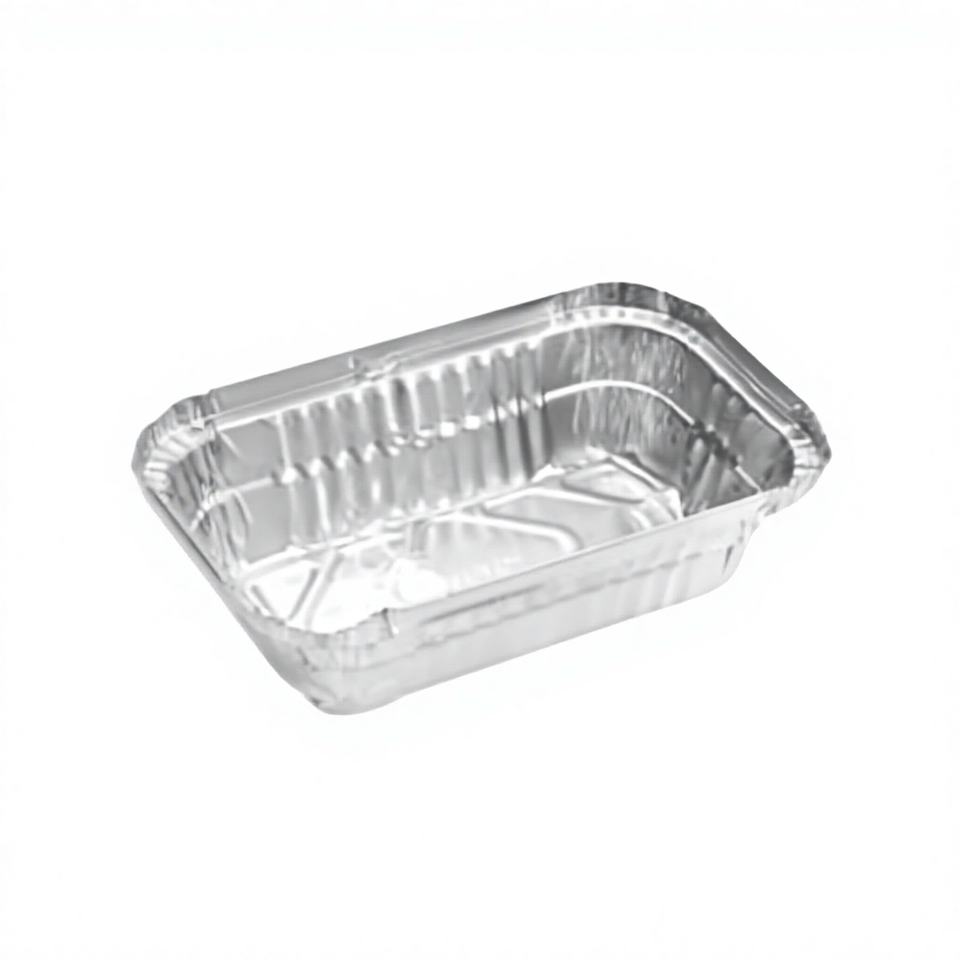 940ml Disposable Aluminum Foil Rectangular Container Heavy Duty Baking ...