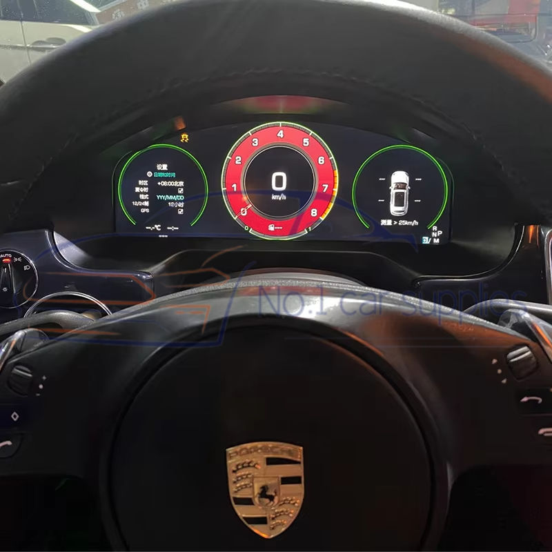 Car Modification Upgrade New LCD Instrument Panel Display Tachometer ...