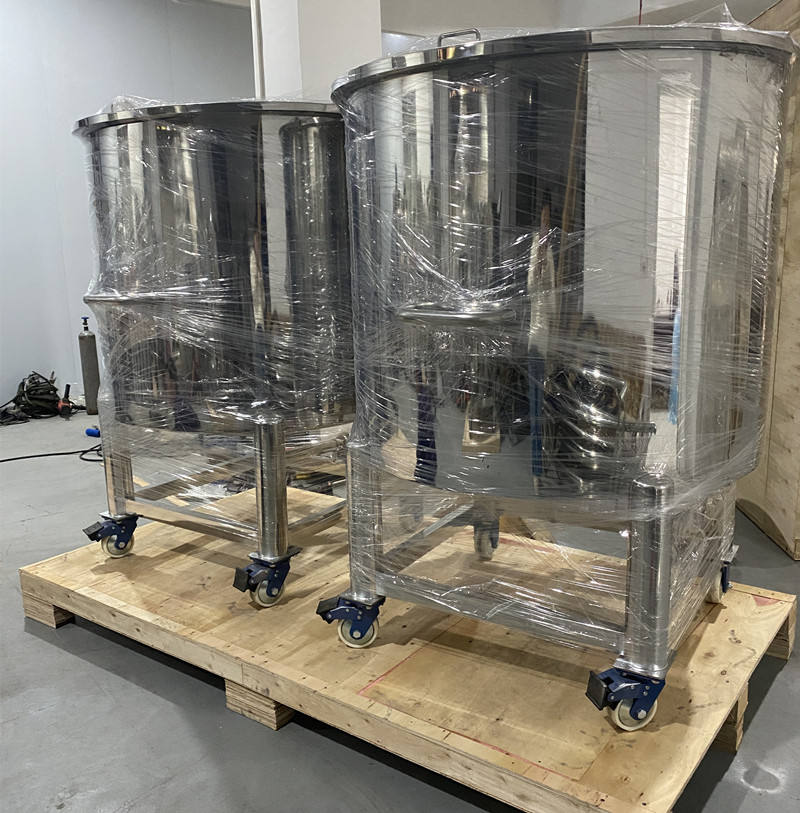 100L Movable Stainless Steel Storage Tank for Chemicals