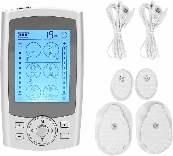 Tens Rechargeable Massager 24-Mode Multi-Function Digital Meridian ...