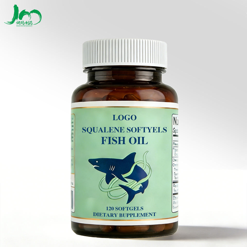 1000mg Squalene Softgel Capsules Oxygen Boost for Immune Support ...