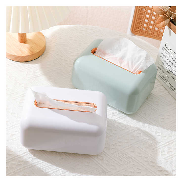 White Color Organizer Plastic ABS Multifunctional Paper Tissue Box Car ...