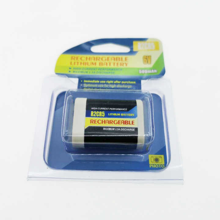 6V Rechargeable Lithium Battery - 500mah for Digital Cameras