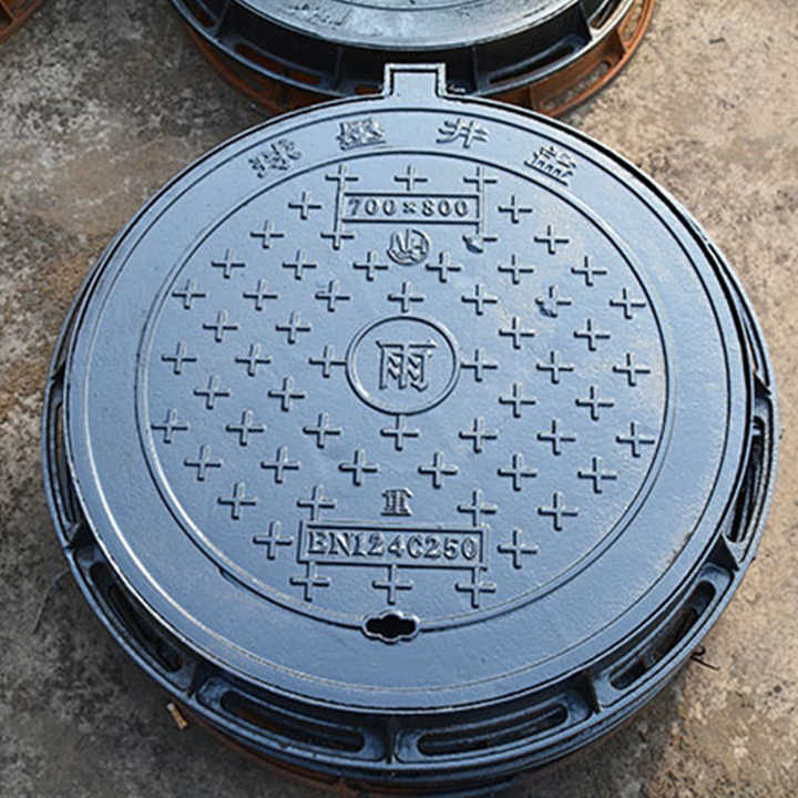 Industrial D400 Sewer Lid Ductile Cast Iron Trench Cover Manhole ...