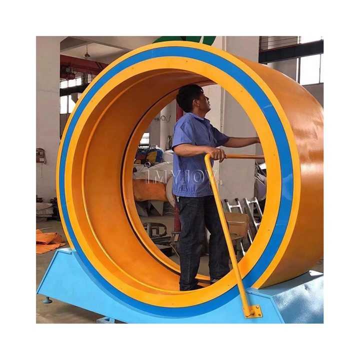 Outdoor Entretenimiento Electric Fitness Rotating Cylinder