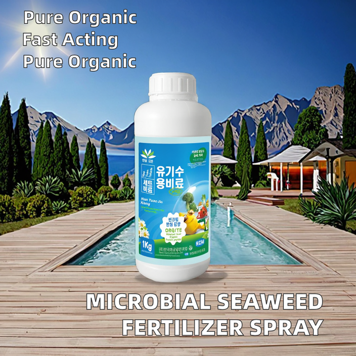 Organic Microbial Seaweed Liquid Foliar Spray Eco-Friendly Fertilizer ...