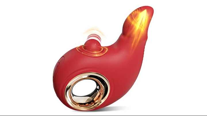 Hot 2 in 1 Slapping Vibrating G-Spot Clitoral Stimulator
