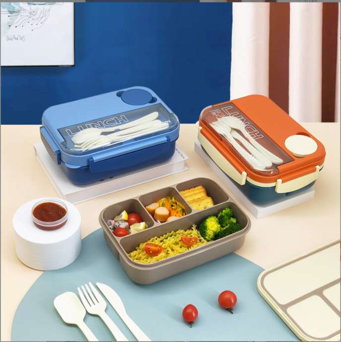 Hot Sales 1300ml Plastic Lunch Box Plastic Bento Box Dinnerware Sets ...