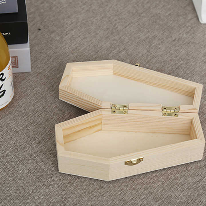 coffin casket party favor goth decoration coffin ring box pet fillable ...