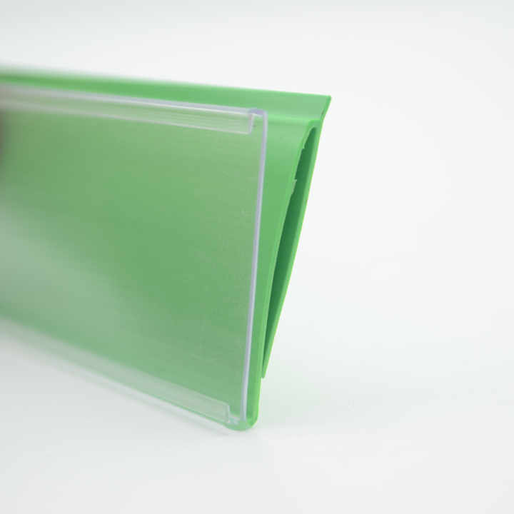 Customized Plastic Pvc Data Strip Label Holder for Cooler Freezer Shelf ...